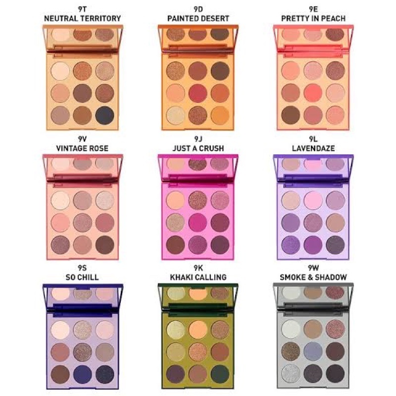 (MAKEUPCONNOISSEUR) AUTHENTIC MORPHE 9 PAN ARTISTRY PALETTE 11.1G ...