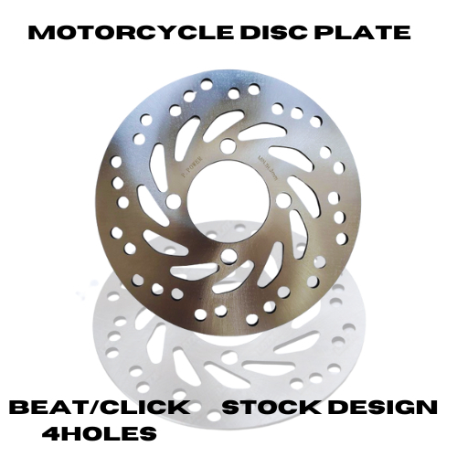 STOCK DISC PLATE 190MM FOR HONDA CLICK/HONDA BEAT FI/CARB 4HOLES ...
