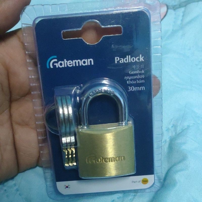 gateman by yale heavy duty padlock 30mm | Shopee Philippines