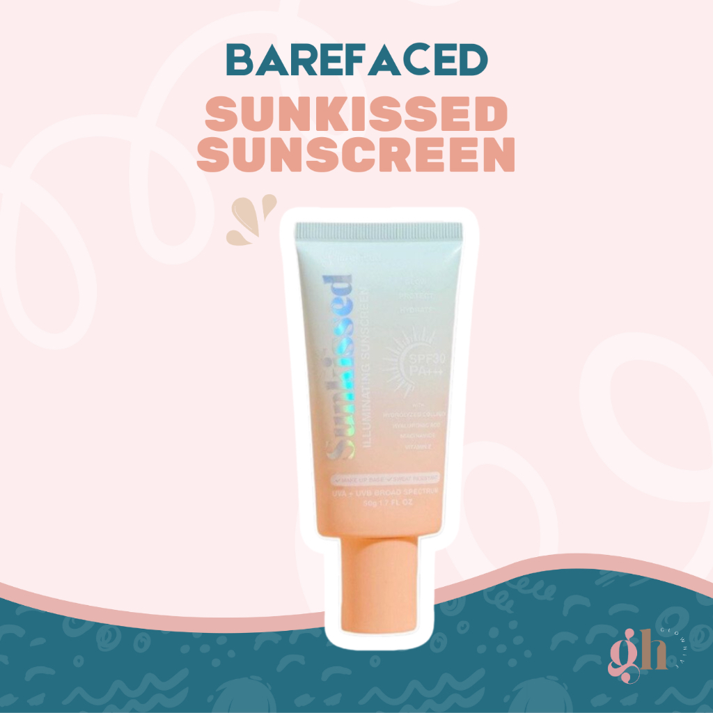 BAREFACED SUNKISSED ILLUMINATING SUNSCREEN | GLAZED ULTRA HYDRATING ...