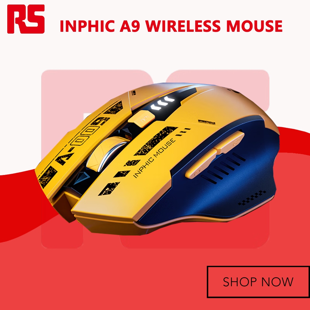 R.S A9 Wireless Bluetooth Mouse Office Mouse Light Mouse Portable Mouse ...