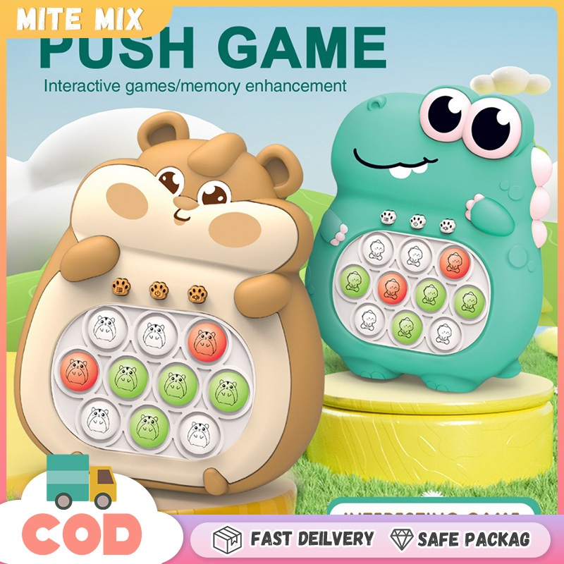 New Pop It Game Machine 999 Level Electric Pop It Toys Fast Push Game ...