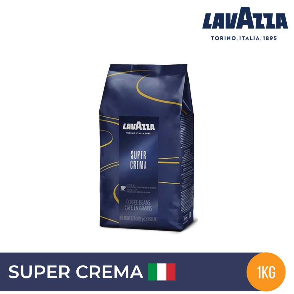 Lavazza Whole Bean Coffee Super crema 1kg Made in Italy | Shopee Philippines