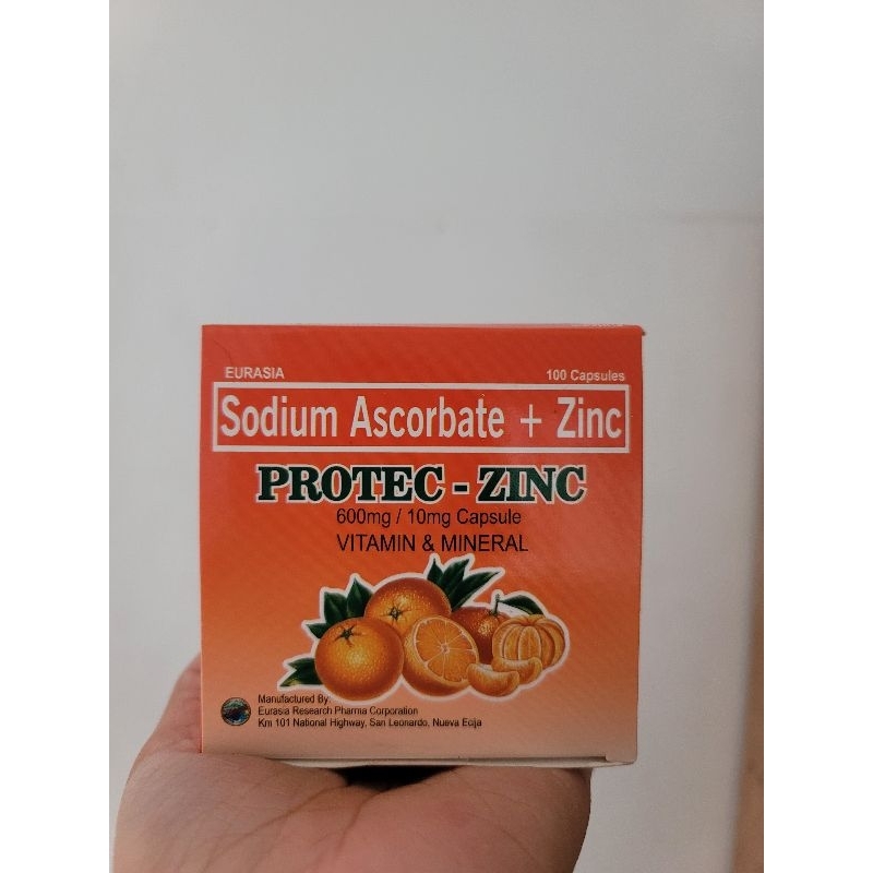 SODIUM ASCORBATE+ZINC PROTEC ZINC 5pcs | Shopee Philippines