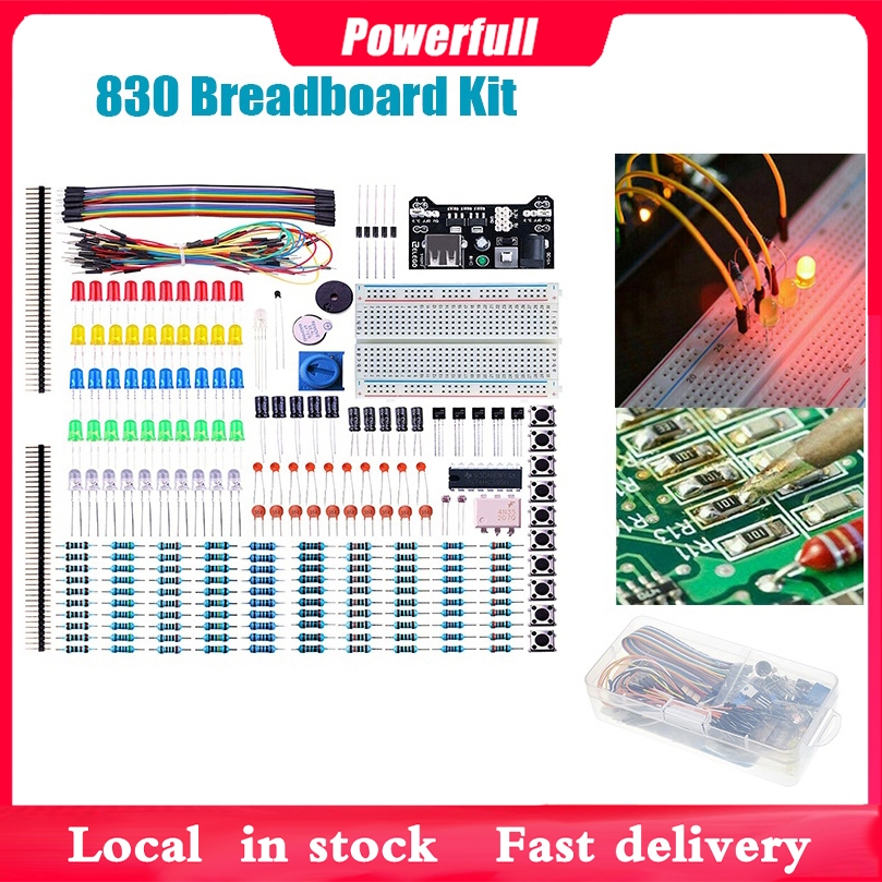 830 Hole Breadboard Suitable For Uno R3 Element Package Starter Kit Compatible With Arduino