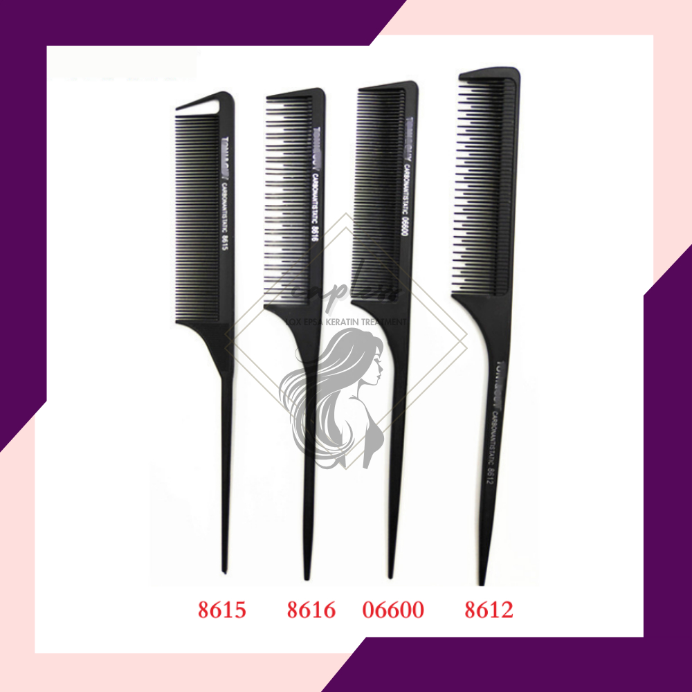 Rat Tail Comb Styling Comb Plastic Anti Static Heat Resistant Tail Comb ...