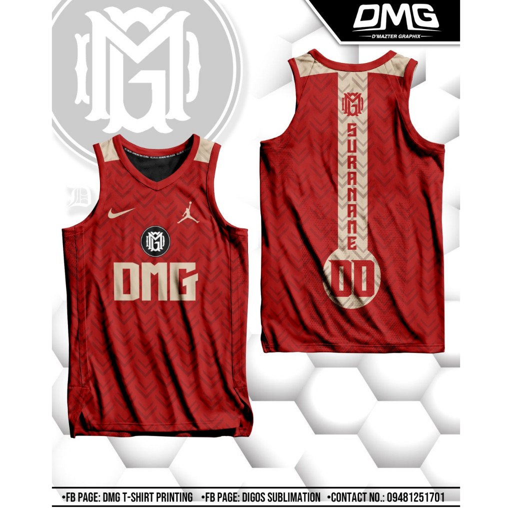 DMG maroon jersey sublimation | Shopee Philippines