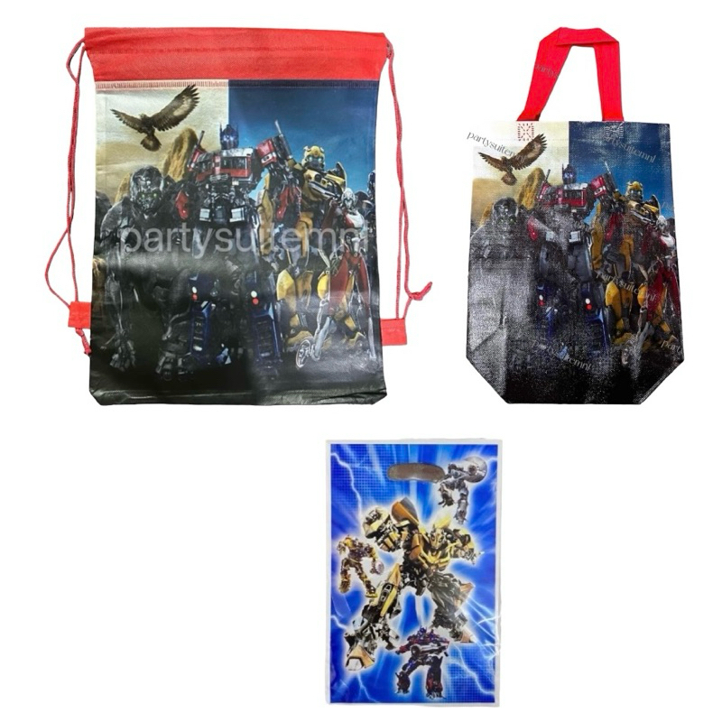 Transformers/ Bumble Bee/ Optimus Prime Theme Kiddie Party Lootbags ...