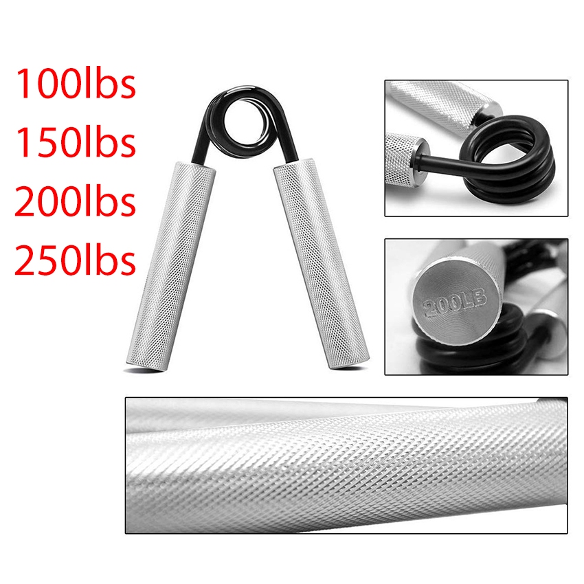 Metal Heavy Strength Exercise Hand Grippers Grip Forearm Wrist Grips ...