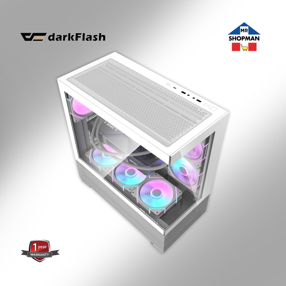 Darkflash DS900 / DS900 AIR ATX Black / White Desktop PC Case | Shopee ...