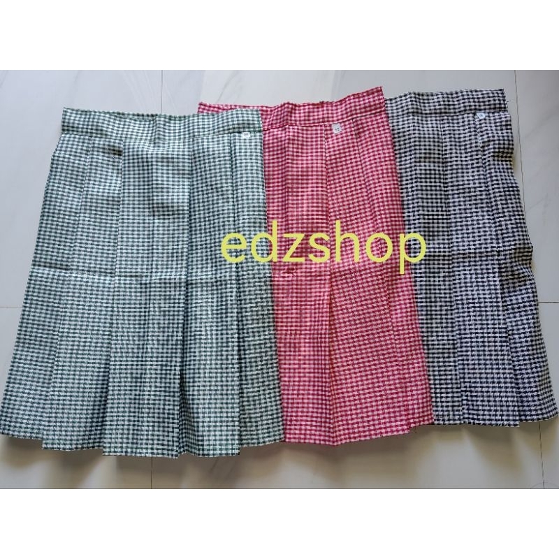 PALDA CHEKERD SCHOOL UNIFORM RED AND BLACK. | Shopee Philippines