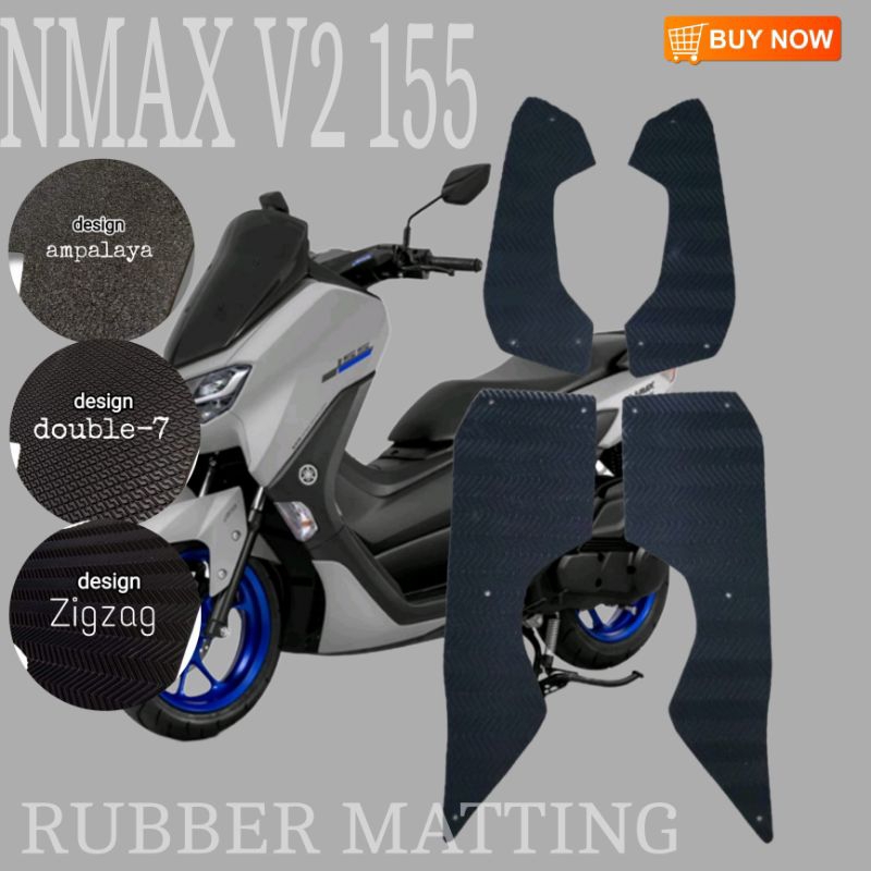 NMAX V2 rubber matting pair with black screw | Shopee Philippines