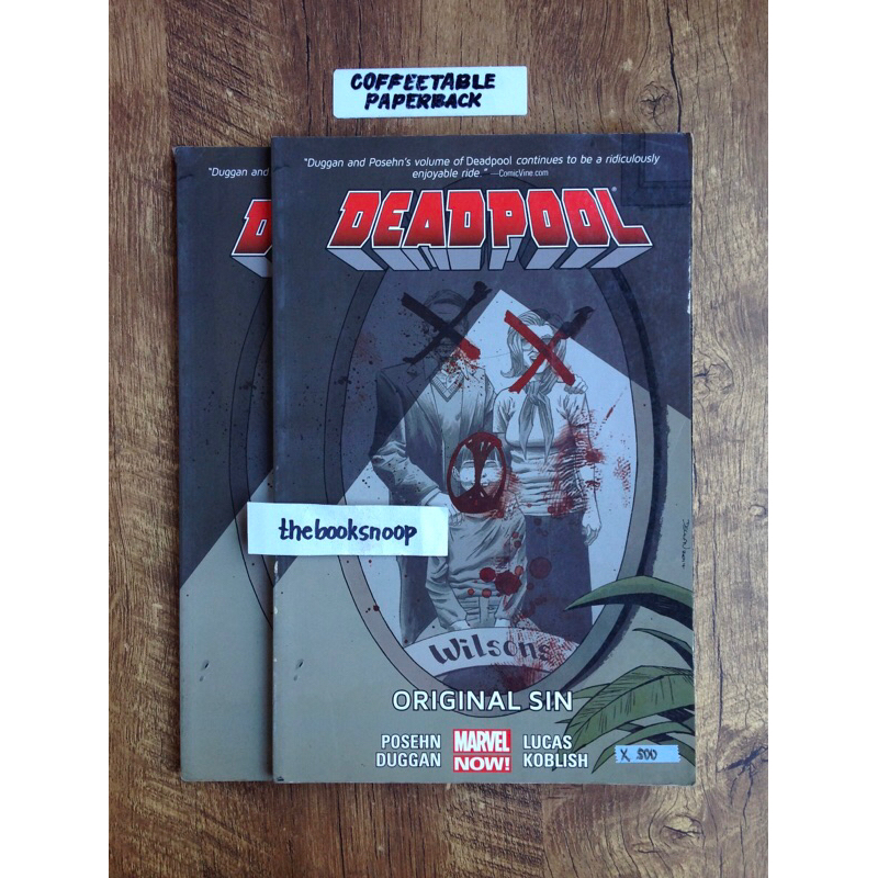 Deadpool: Original Sin marvel graphic novel | Shopee Philippines