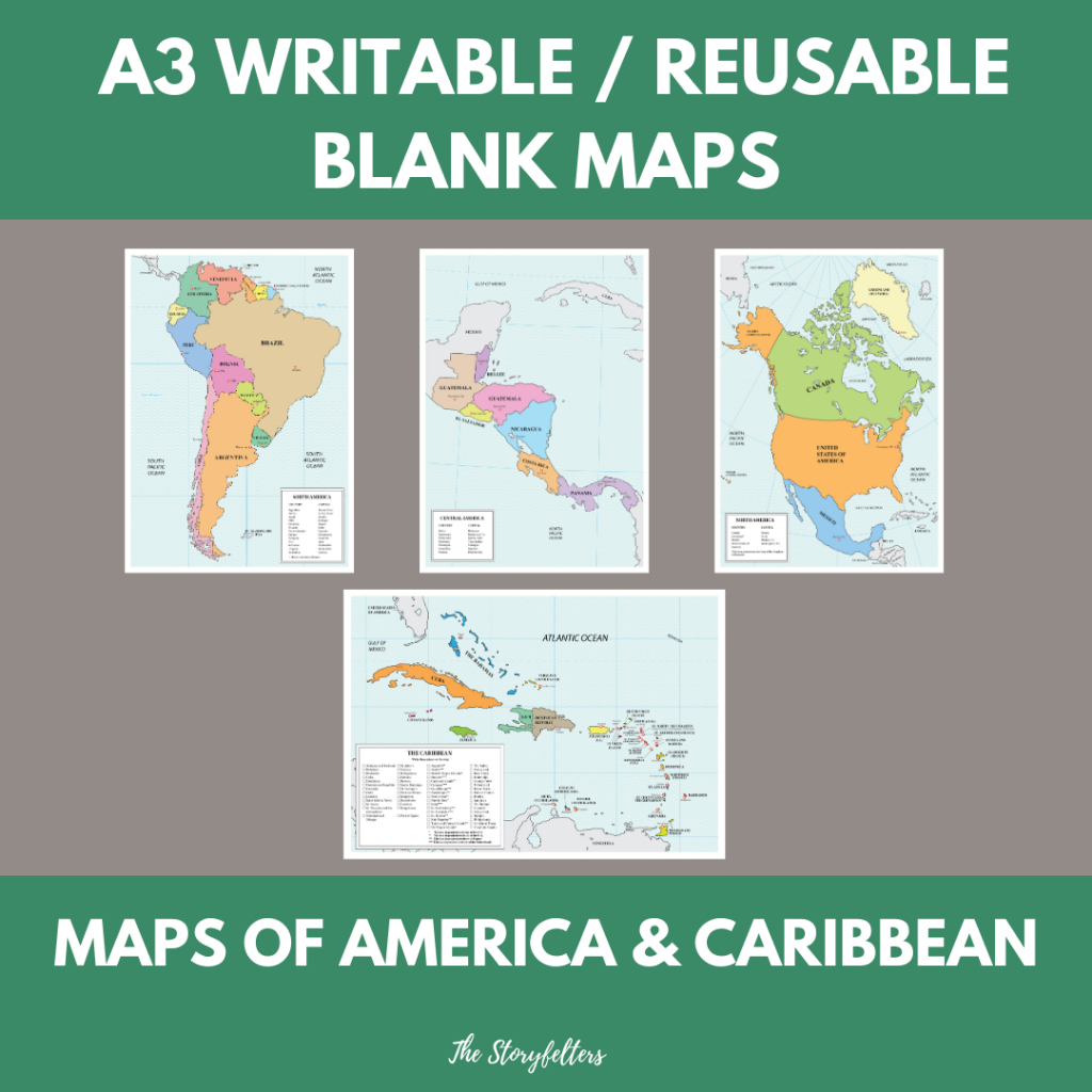 WORLD MAP (AMERICA) A3 SIZE LAMINATED | REUSABLE | Shopee Philippines