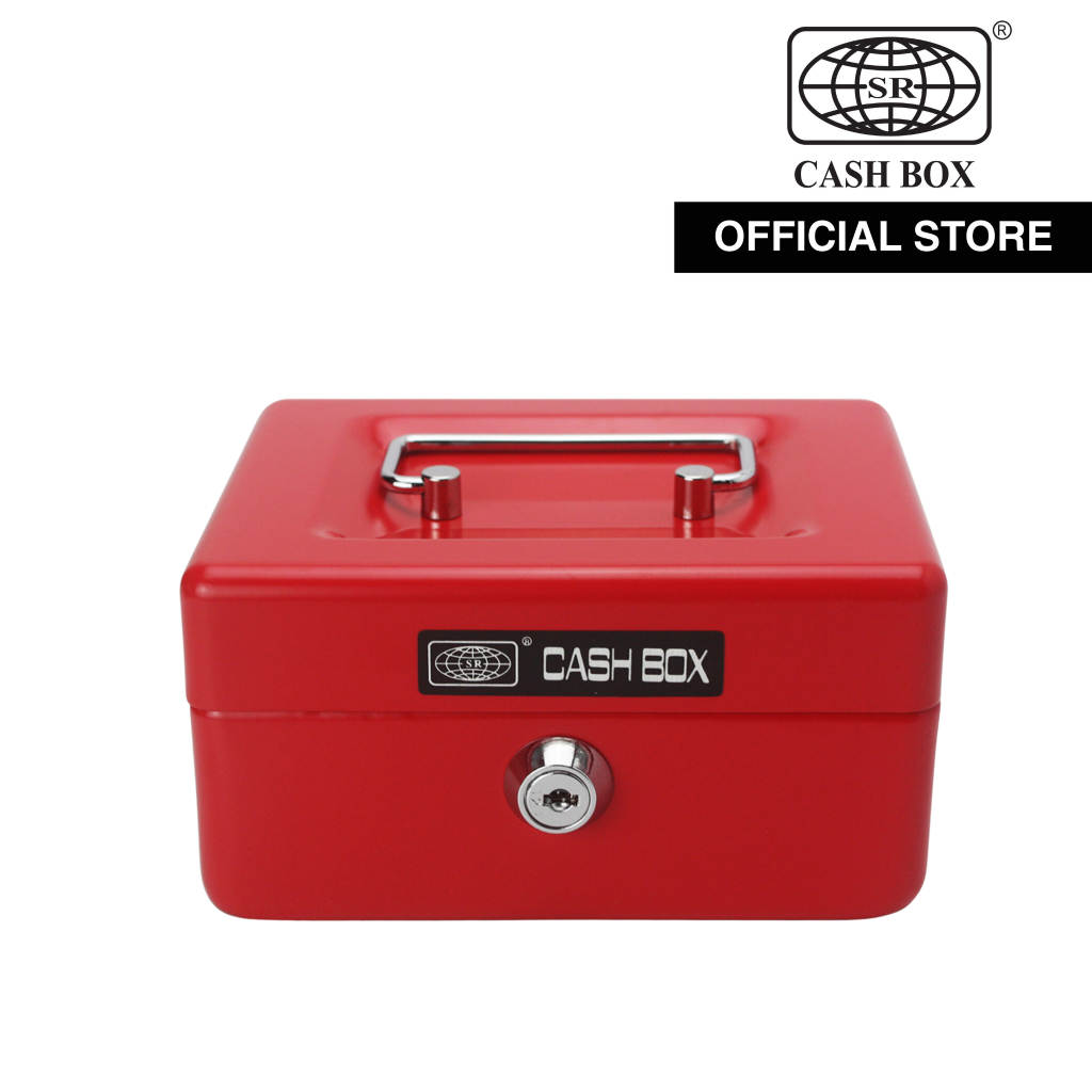 SR Cash Box w/ tray | cylinder key lock (SR8811) | RED | Shopee Philippines