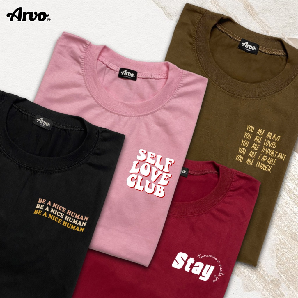 Statement Logo Tshirt 2023 | XS to 5XL | ARVO PH Unisex Regular / Plus ...
