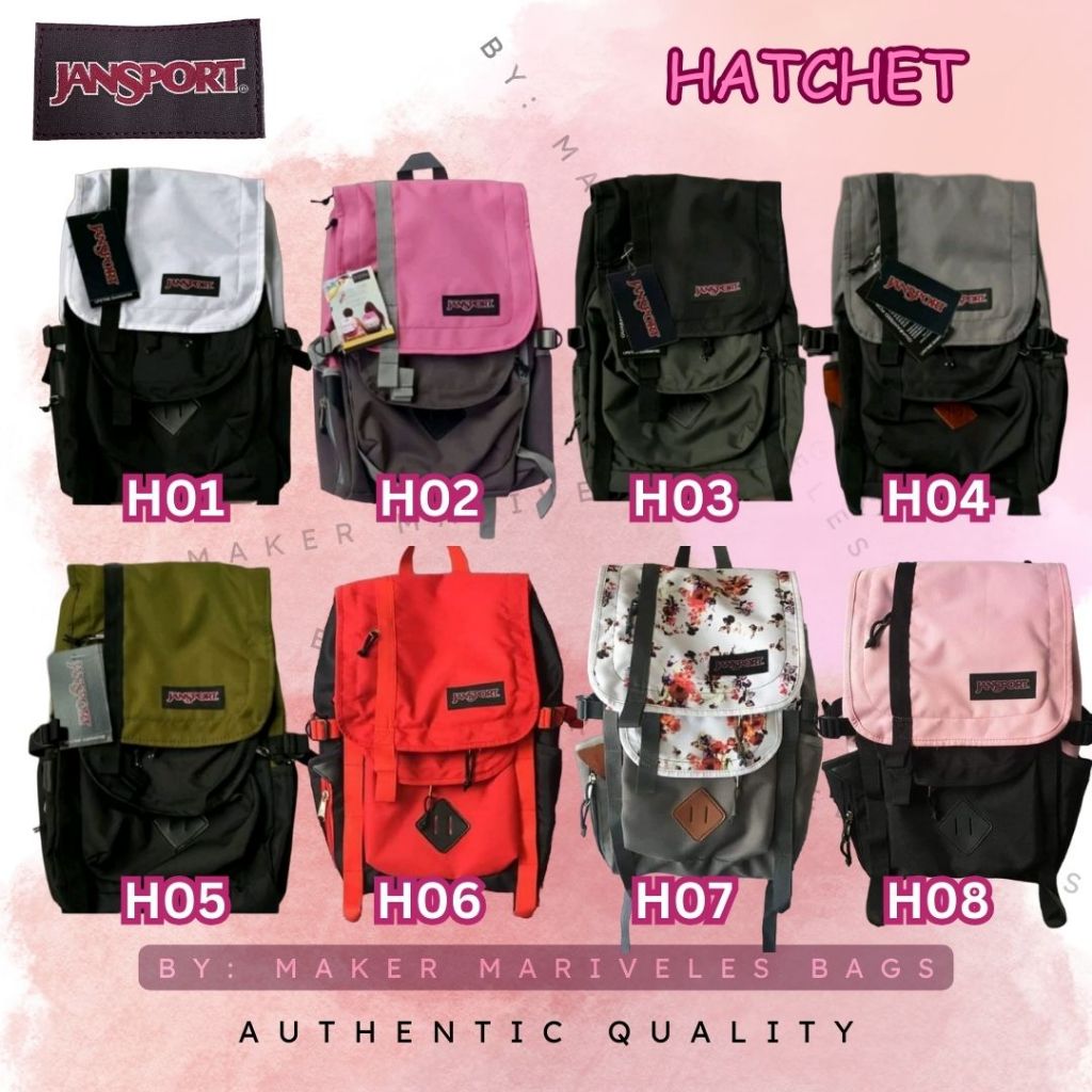 JS HIGH QUALITY AUTHENTIC HATCHET BACKPACK HEAVY DUTY | Shopee Philippines
