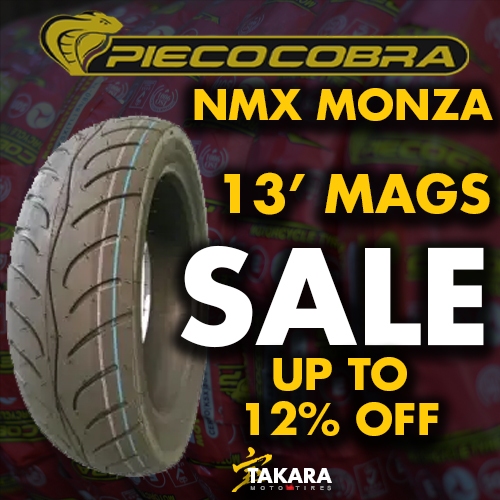 PIECOCOBRA TIRE NMX Tubeless 13 & 14 by TAKARA (FREE TIRE SEALANT, PITO ...