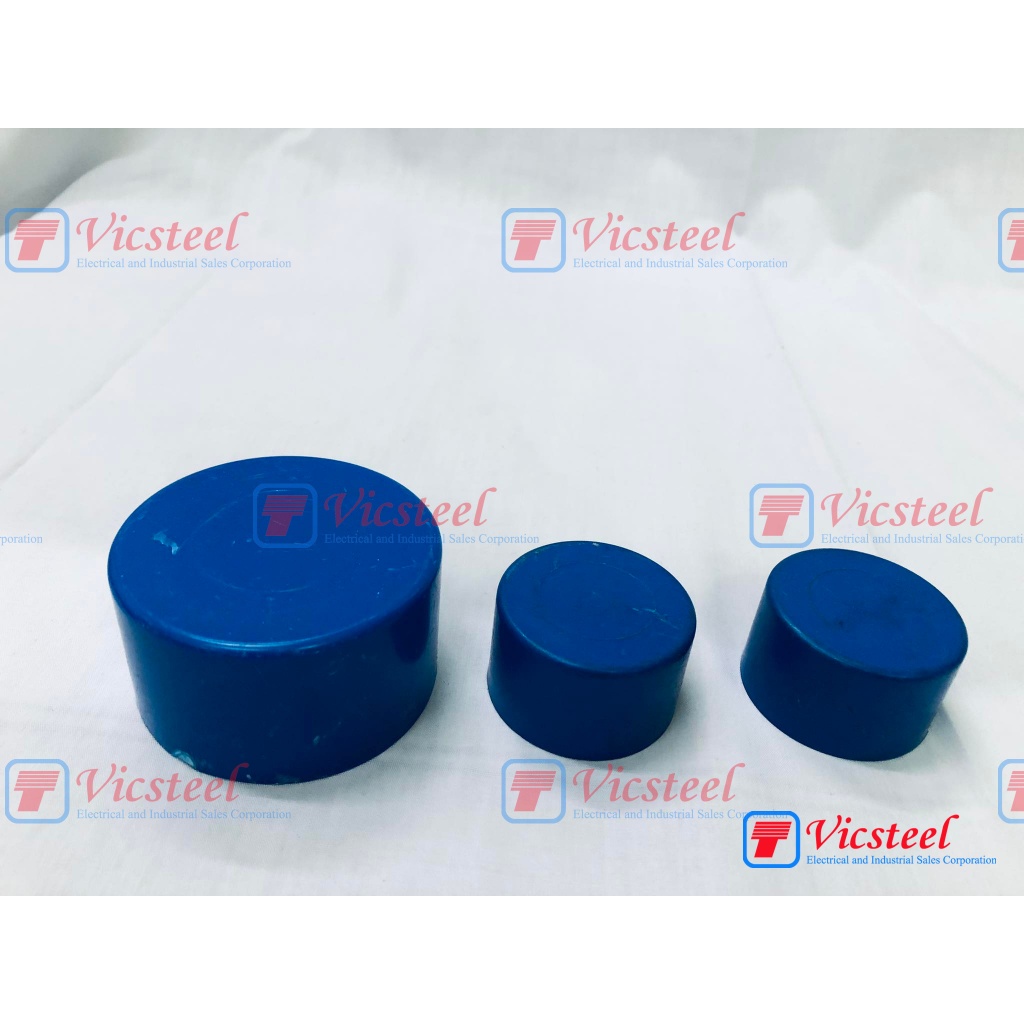 Emerald Blue Cap Blue Fittings PVC Water Pipe 1/2 3/4 1 inches 20 mm 25 ...