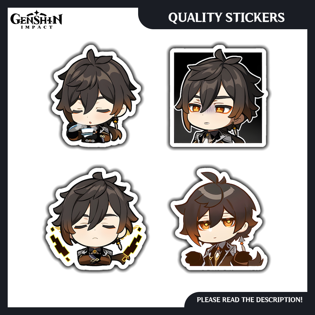 Zhongli - Genshin Impact Emoji Stickers | Shopee Philippines