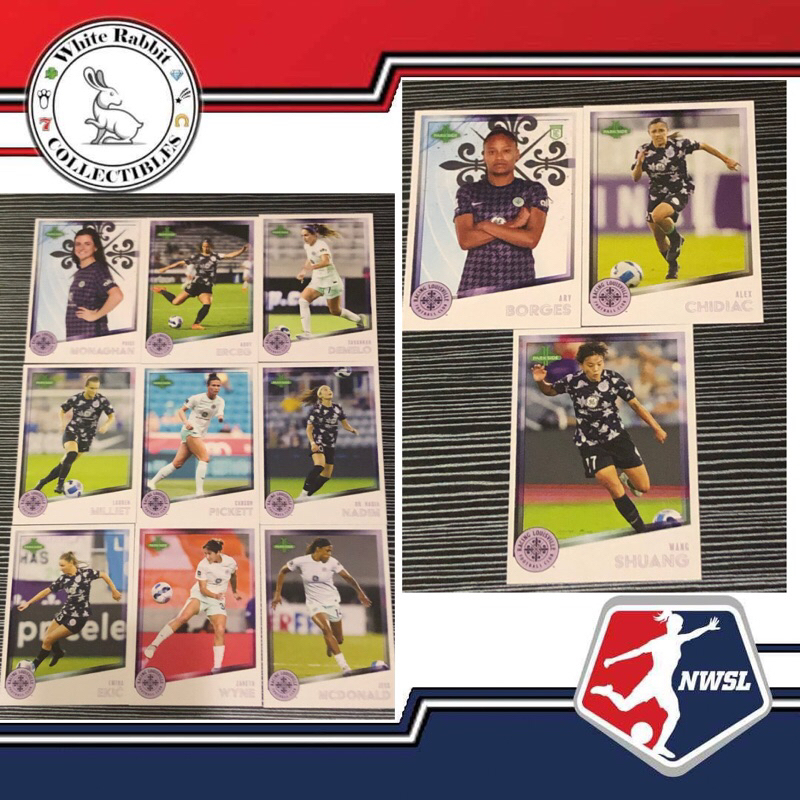 NWSL PARKSIDE 2023 Vol 1 - Racing Louisville FC Cards Savannah Demelo ...