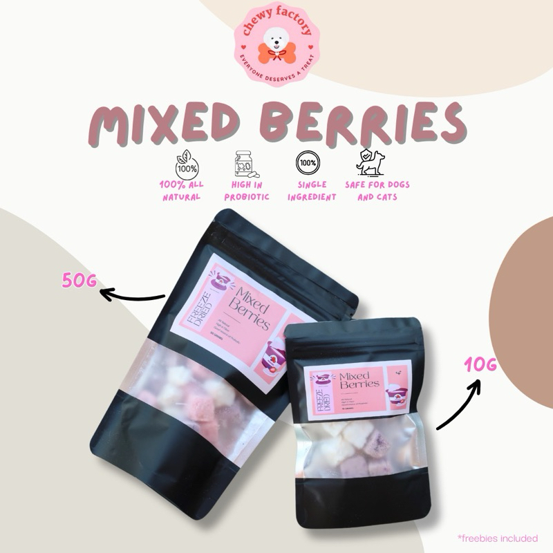 FREEZE DRIED Mixed Berries Yogurt High in Probiotic | Shopee Philippines