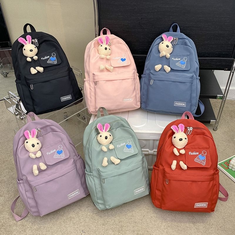 YQY Japanese bear backpack new trend fashion casual backpack student ...