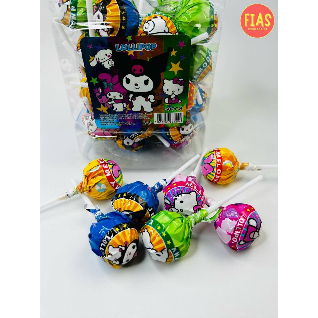 50 pieces Kuromi Supe Big XXL Lollipop Bubblegum / FIAS Wholesale ...