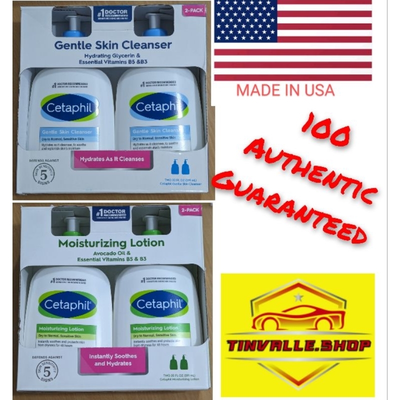 (SET OF 2) Cetaphil Moisturizing (GREEN) Lotion FORMULA 591 mL🇱🇷 ...