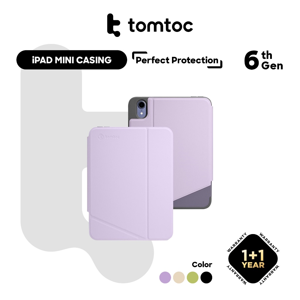 tomtoc Trifold Vertical Case - iPad Mini 6 2021 | Shopee Philippines