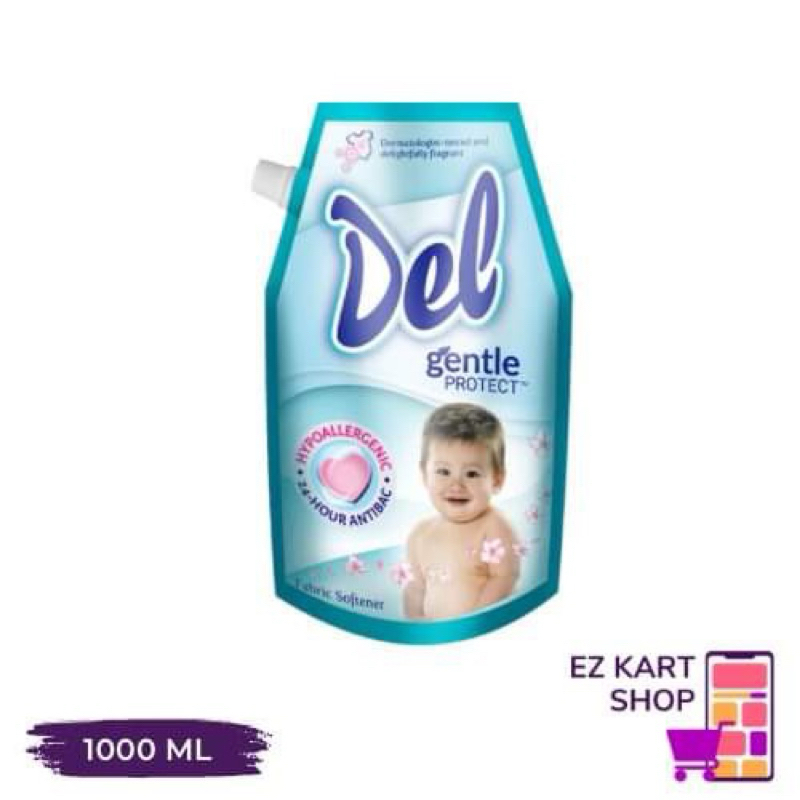 EZ KART Del Fabric Softener Gentle Protect 1000ml | Shopee Philippines
