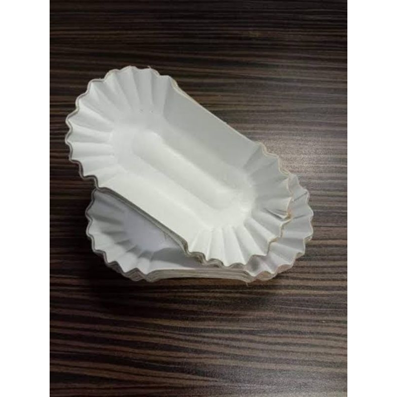 (40pcs) Kikiam plate Silver and white | Shopee Philippines