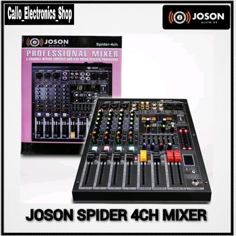 Joson Spider Mixer 4 Channel | Shopee Philippines