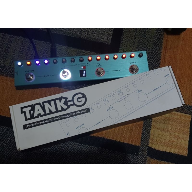 Tank G V2 Multi Effects Pedal 36 Presets, 9 Preamps and 8 IR Cab slots ...