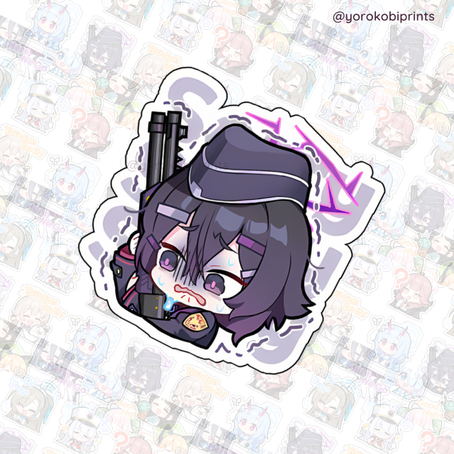 Blue Archive - Aru Asuna Hina - Club Chat Emote - Chibi, Emoji ...