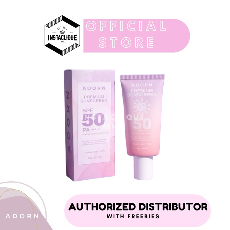 Adorn Premium Sunscreen SPF50 PA+++ | Shopee Philippines