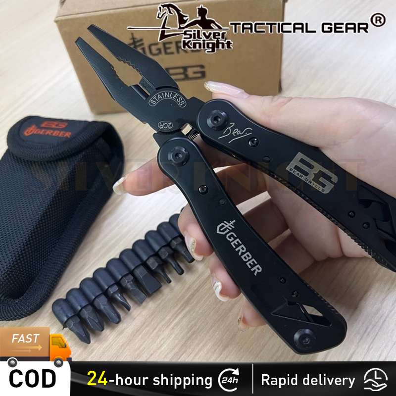 9 in 1 Multifunctional Outdoor Pliers Heavy Duty Tools With Nylon Pouch ...