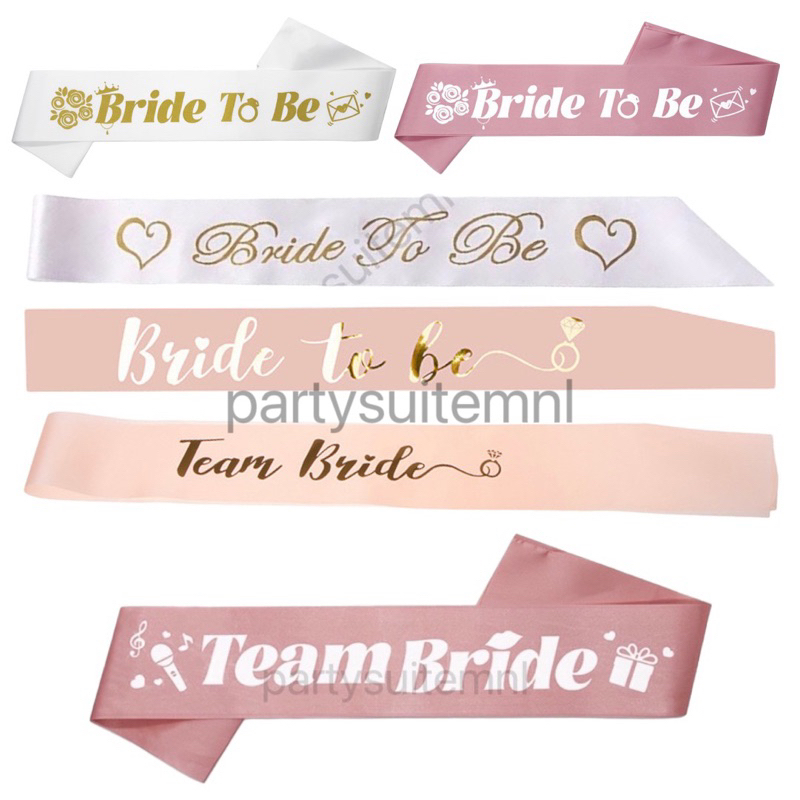 Team Bride/ Bridal Shower/ Wedding Sash | Shopee Philippines