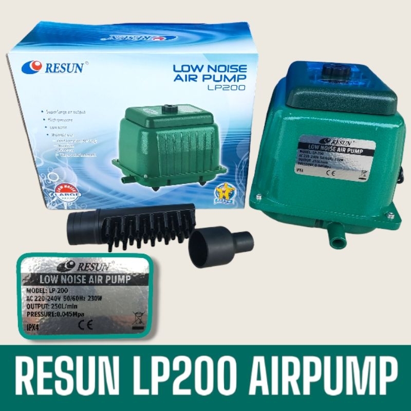 Resun LP200 LP - 200 Airpump for Pond | Shopee Philippines