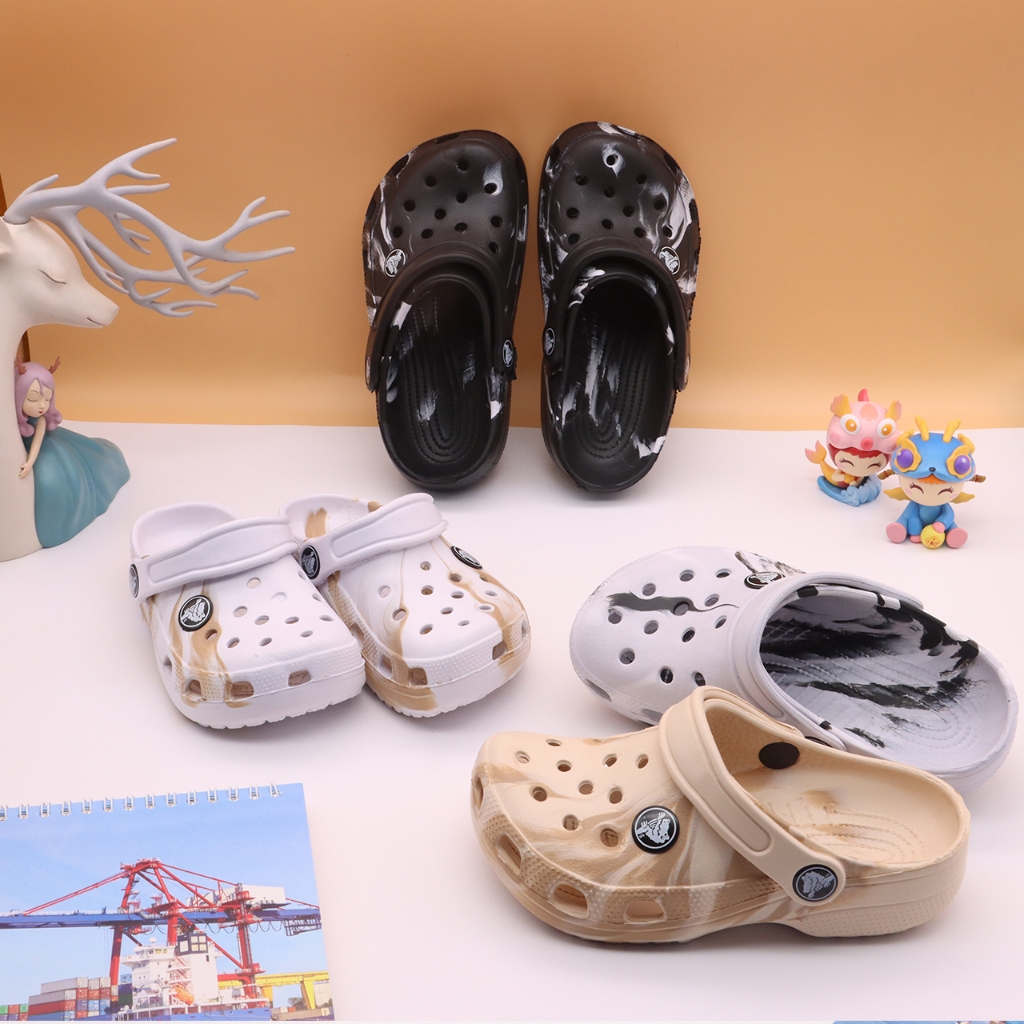 Crocs Clogs for Kids Sandals On Unisex Size 24-35 Non-slip Slippers ...