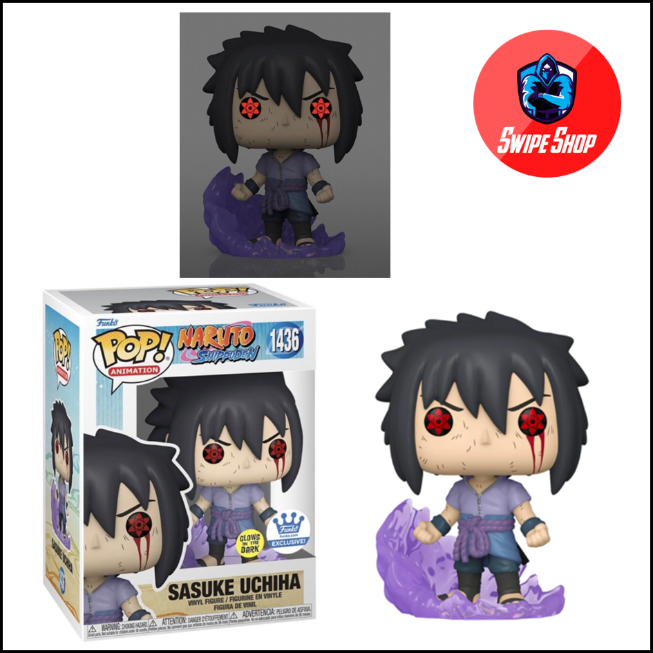 Funko Pop Sasuke Uchiha Mangekyo Sharingan Naruto Glow Funko Exclusive ...