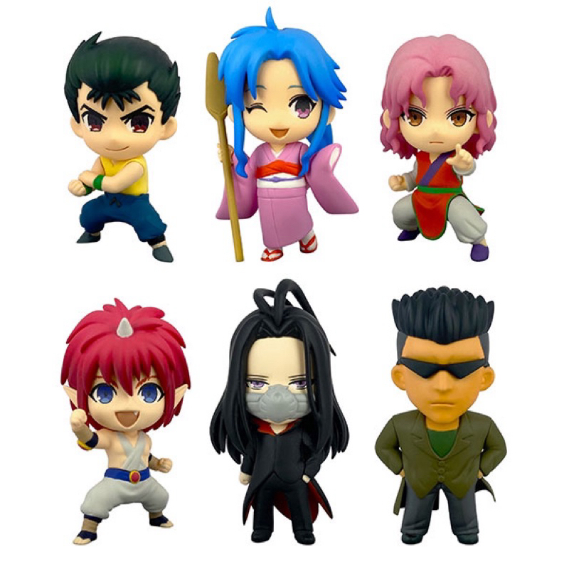 YuYu Hakusho/Ghost Fighter Mini Figure Collection Volume 2 6 Packs Box ...