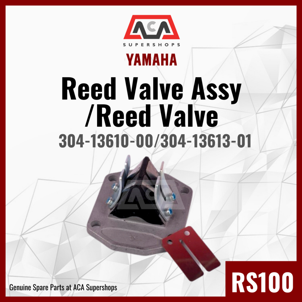 RS100 Reed Valve Assy (304-13610-00)/ Reed Valve (304-13613-01) YAMAHA ...