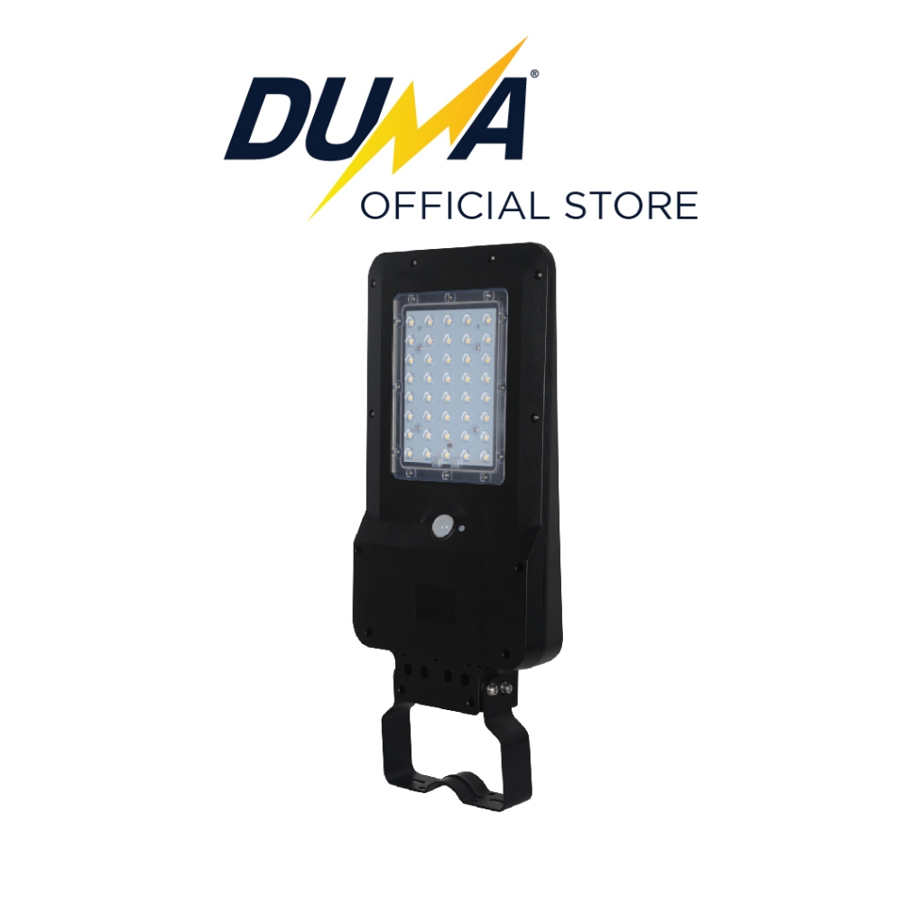 DUMA SOLAR STREET LIGHT WITH SENSOR 1600 LUMENS 15W IP65 CORDLESS ...