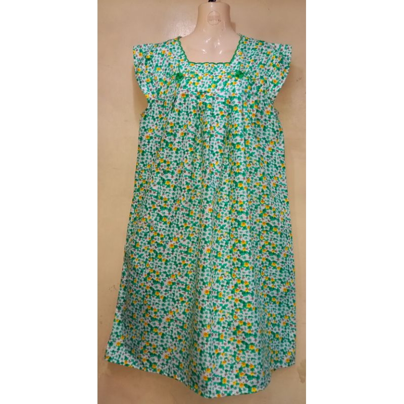 Miniflora Cotton Duster Embroidery Duster Daster Pambahay Pantulog ...