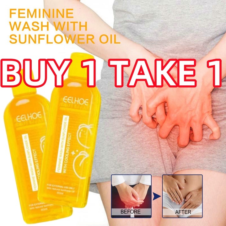【COD】Feminine Wash With Sunflower Oil Private Parts Cleaning Anti ...