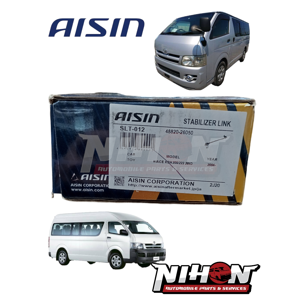 AISIN FRONT STABILIZER LINK (SLT-012) FOR TOYOTA HIACE KDH200 AND KDH ...