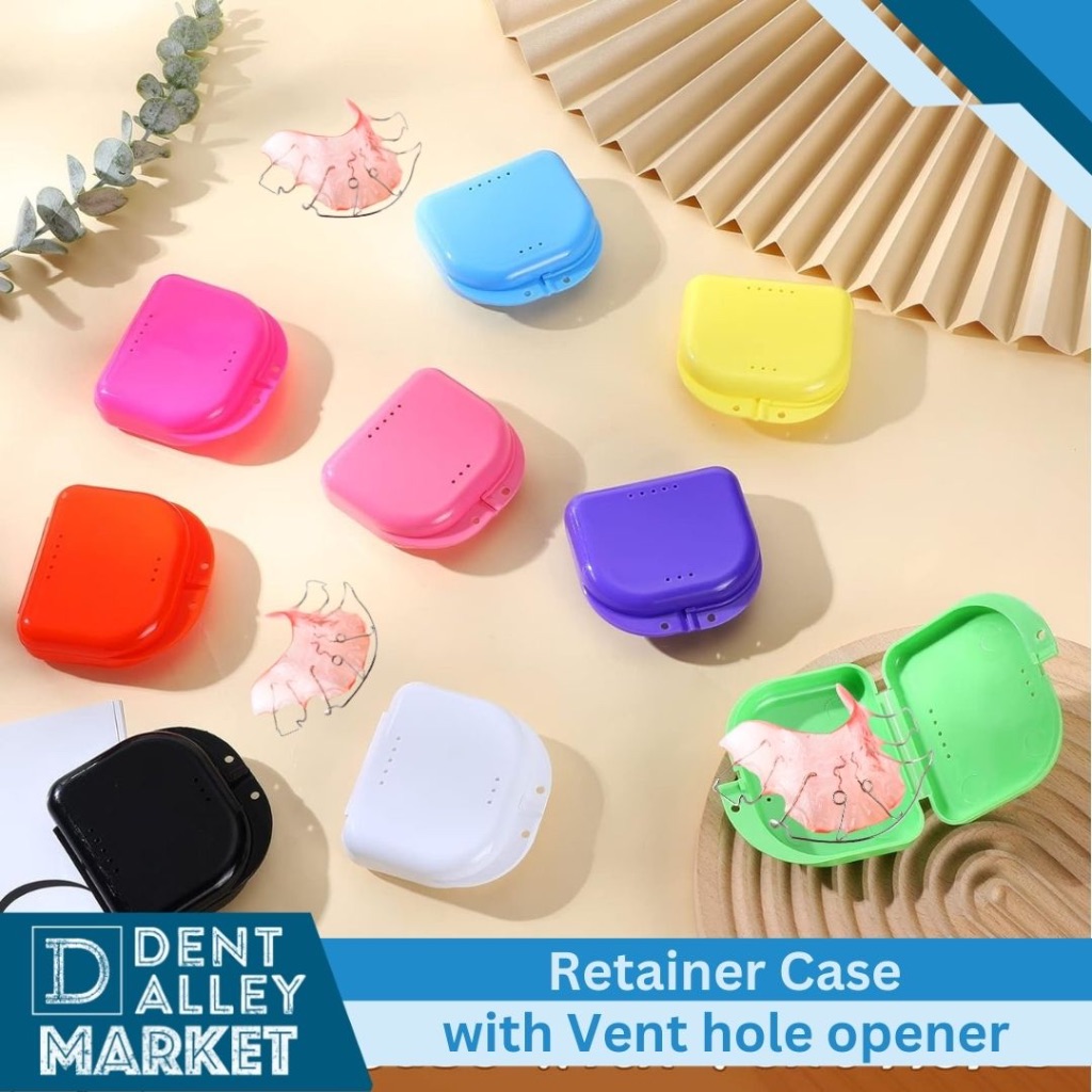 Retainer Case with Vent Holes Mouth Guard Container Case Dental Storage ...