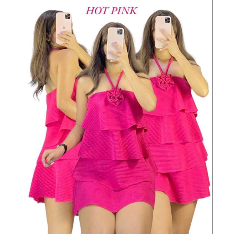 Zsazsa 3D Rose Layer Dress | Shopee Philippines