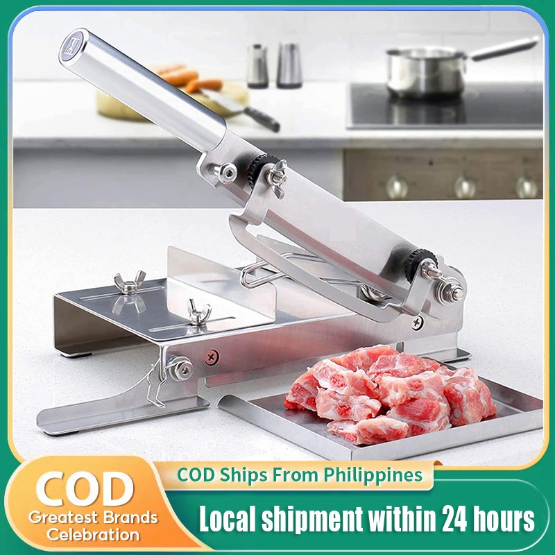 Stainless Steel Meat Slicer Manual Frozen Meat Slicer Chopped Chicken ...